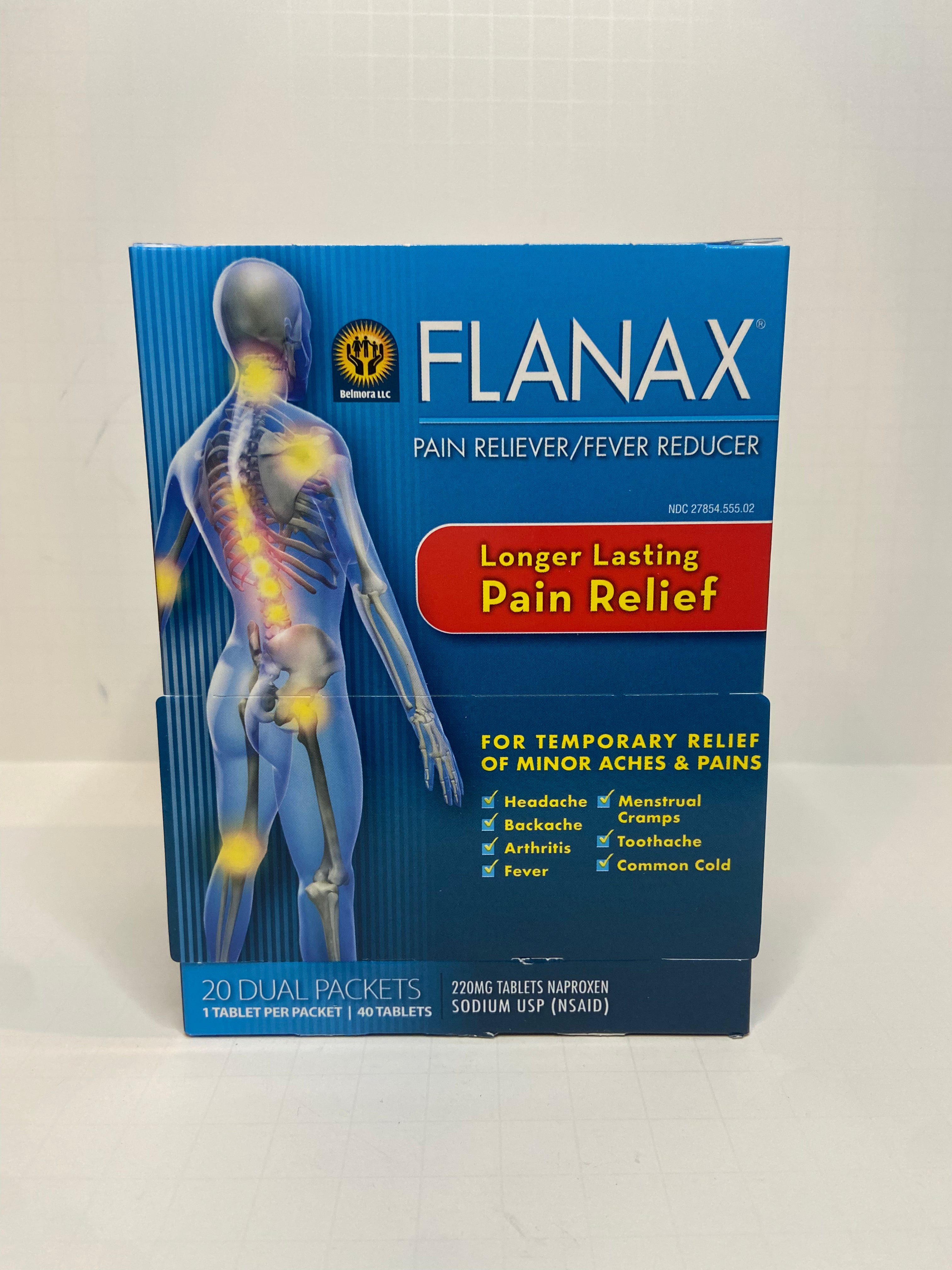Flanax Display 20 Tabs Latin Beauty Product Llc