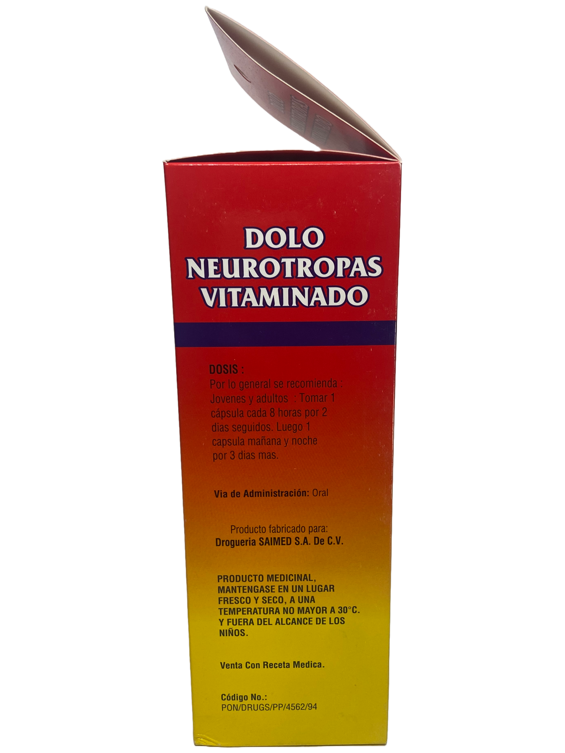 Dolo Neurotropas - 100 Tabs – Latin Beauty Product LLC