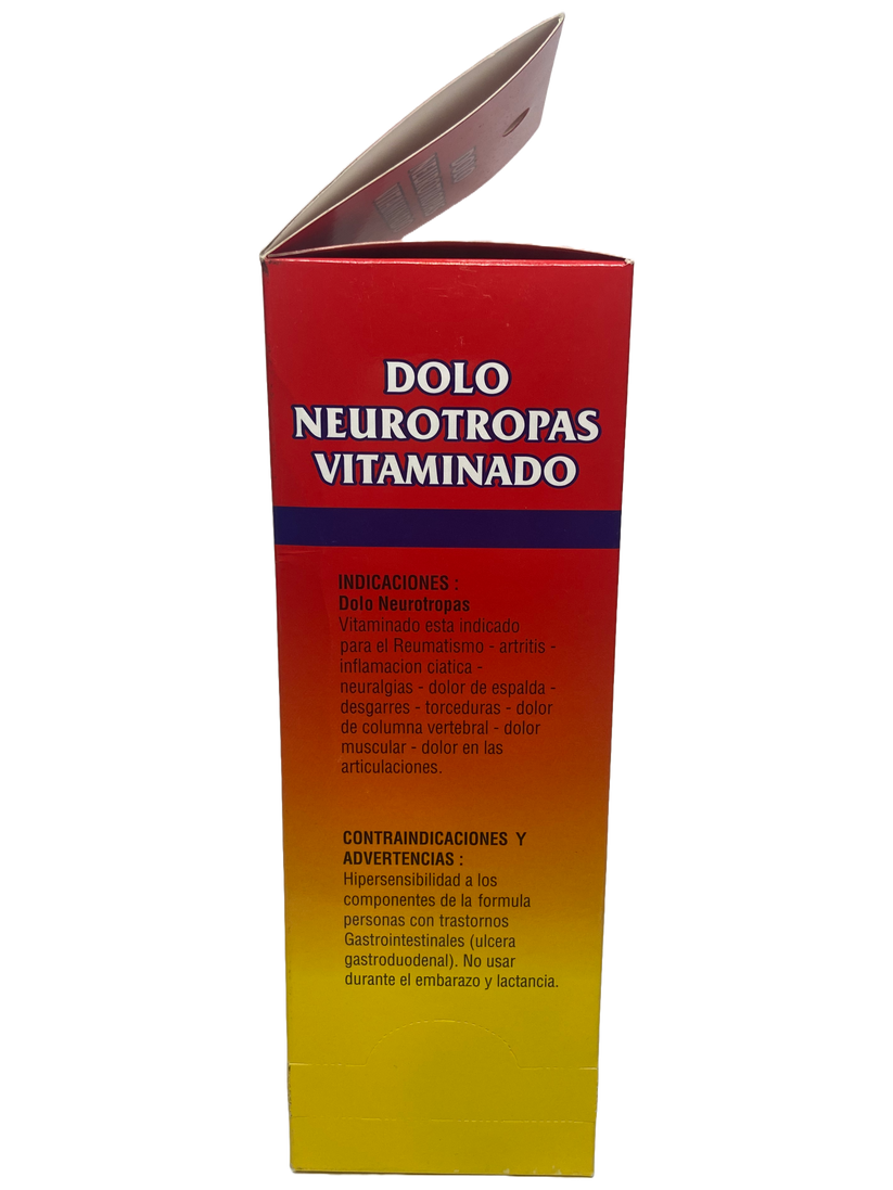 Dolo Neurotropas - 100 Tabs – Latin Beauty Product LLC