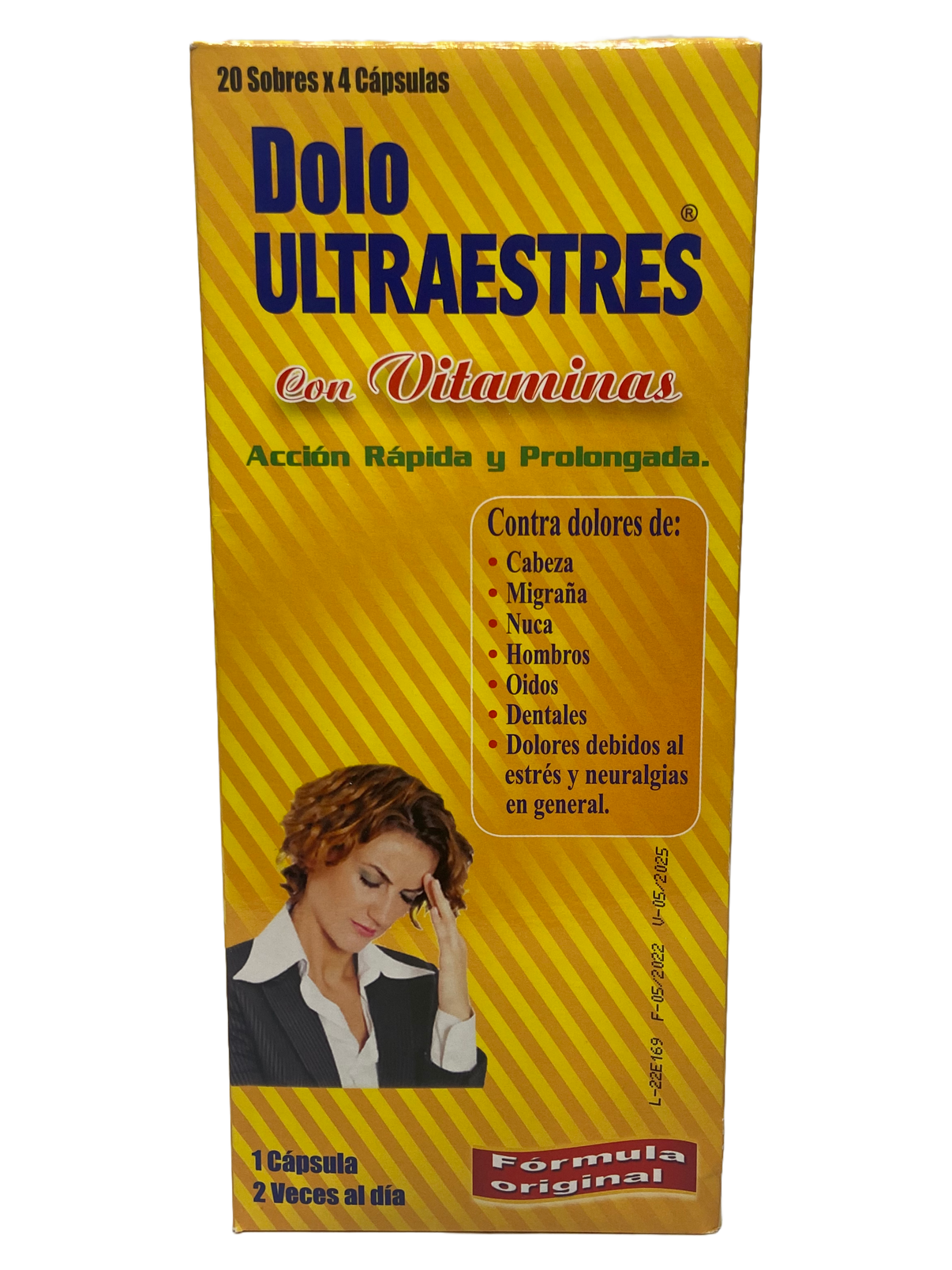 Dolo Ultraestres - 80 Caps – Latin Beauty Product LLC