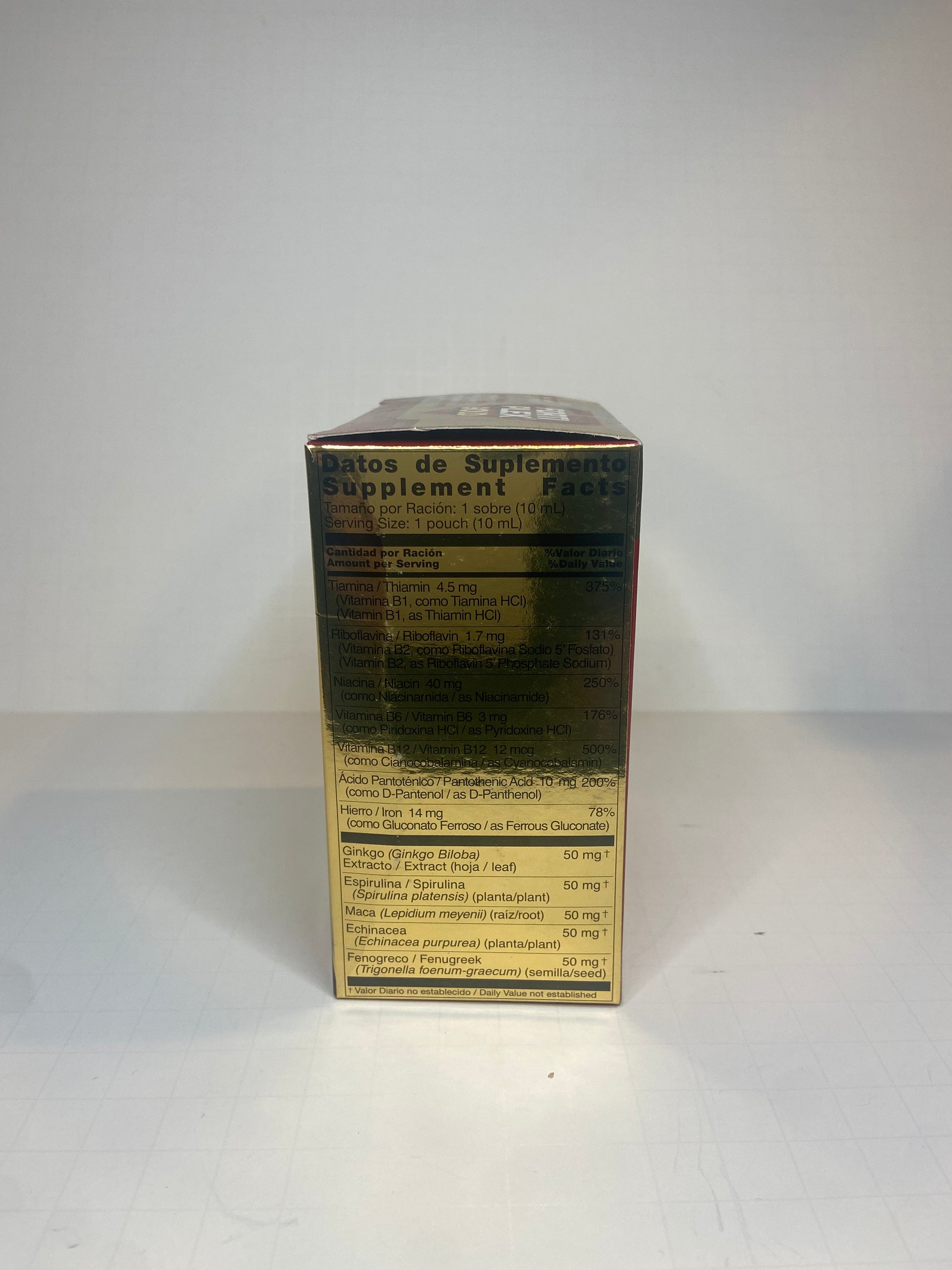 Fortiplex Gold - 12 Pouches – Latin Beauty Product LLC