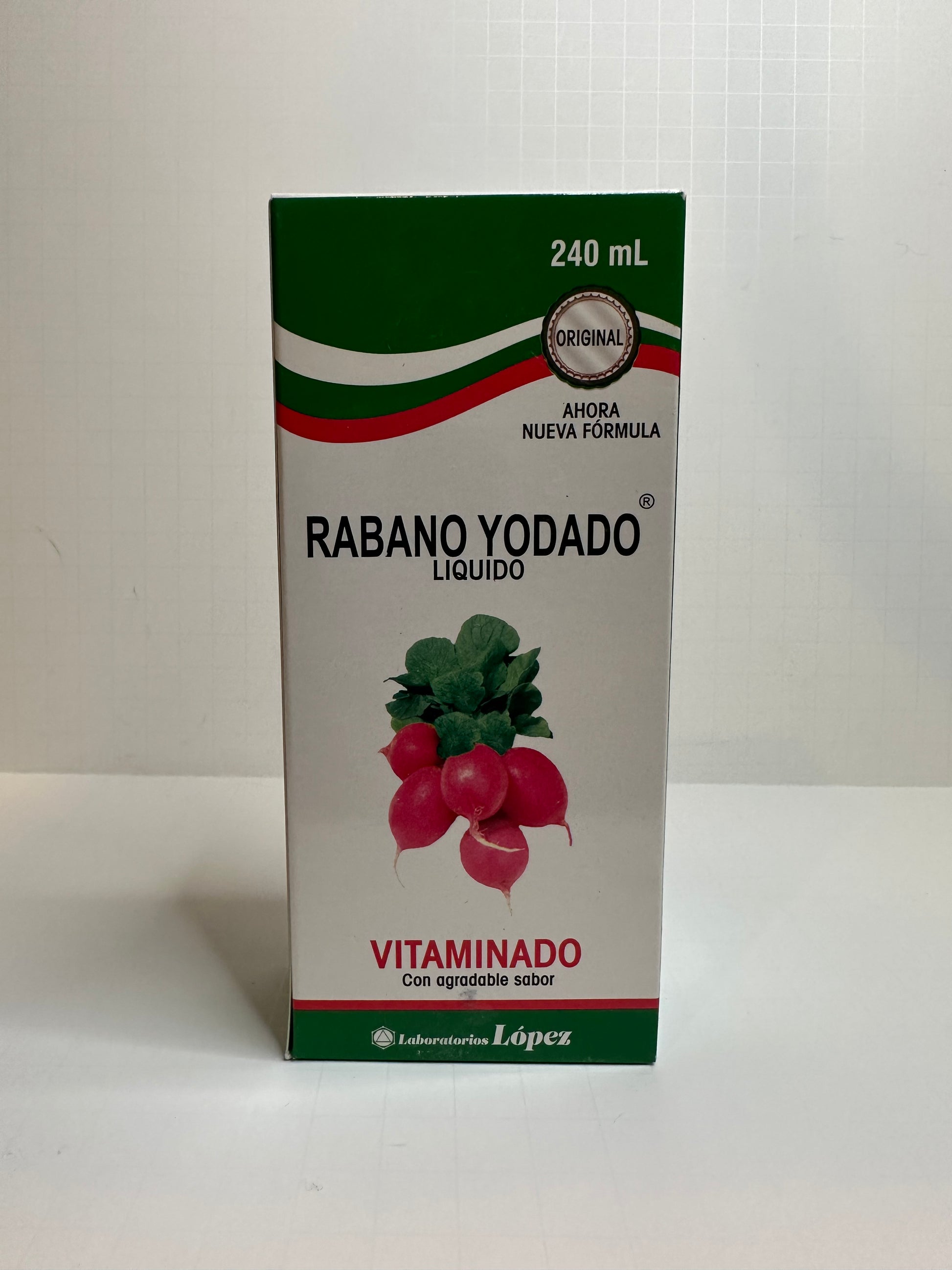 Rabano Yodado Lopez Jarabe - 240mL – Latin Beauty Product LLC