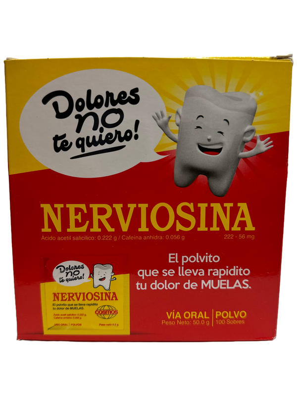 Nerviosina - 100 Packets – Latin Beauty Product LLC