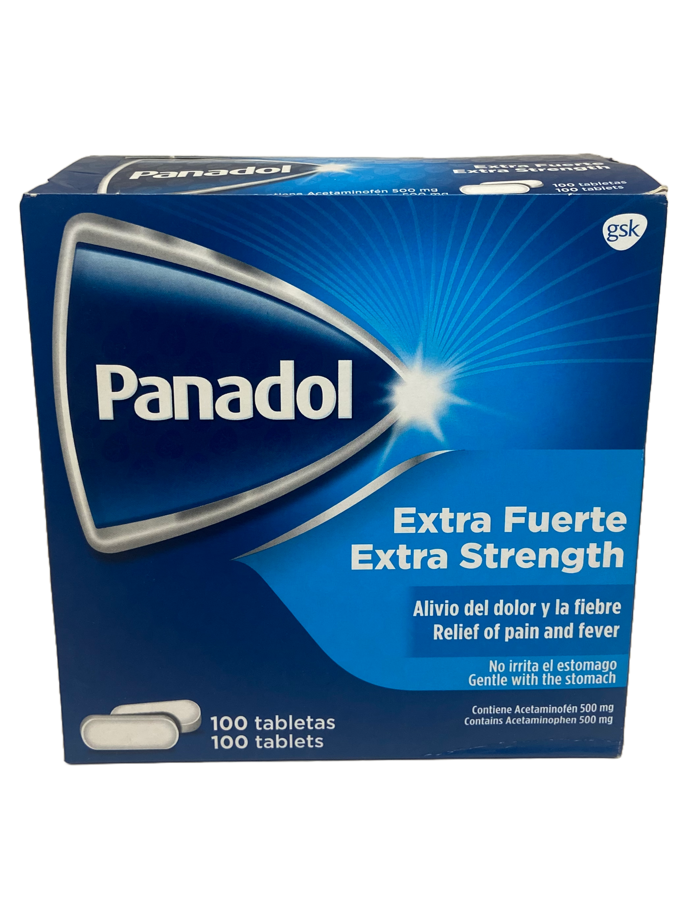 Panadol Extra Strength - 100 Tabs – Latin Beauty Product LLC