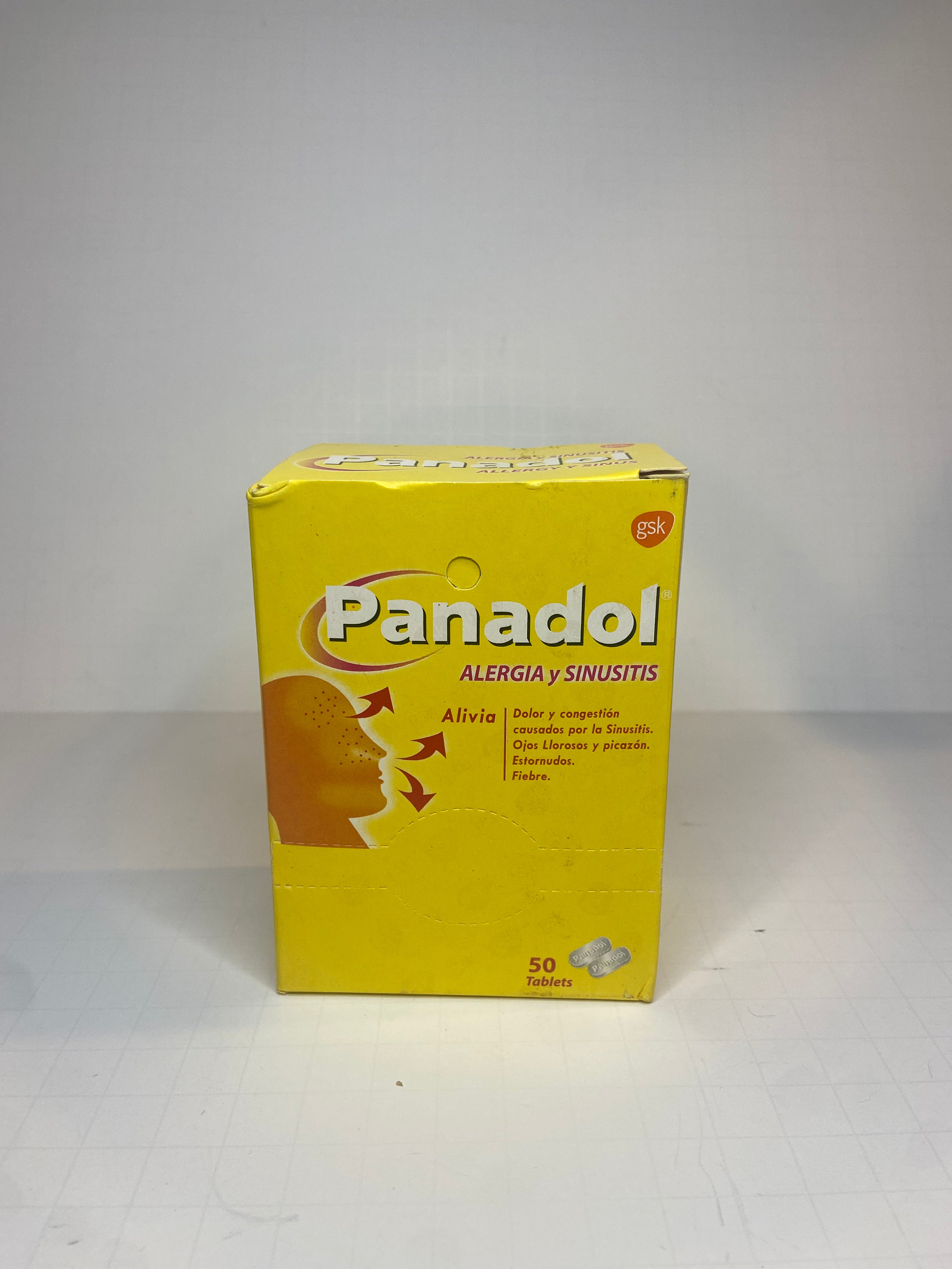 Panadol Allergy y Sinus - 50 Tabs – Latin Beauty Product LLC