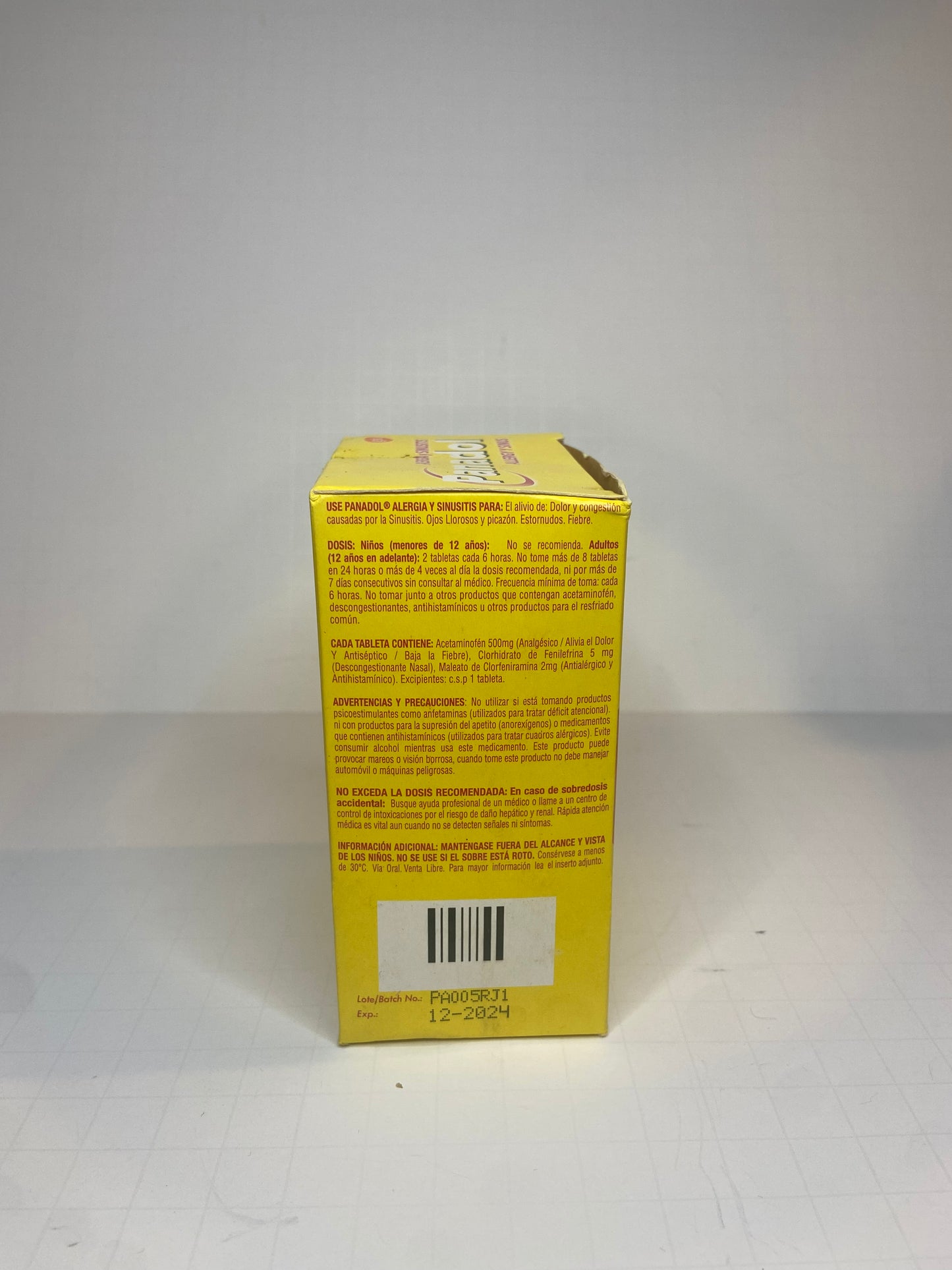 Panadol Allergy y Sinus - 50 Tabs – Latin Beauty Product LLC