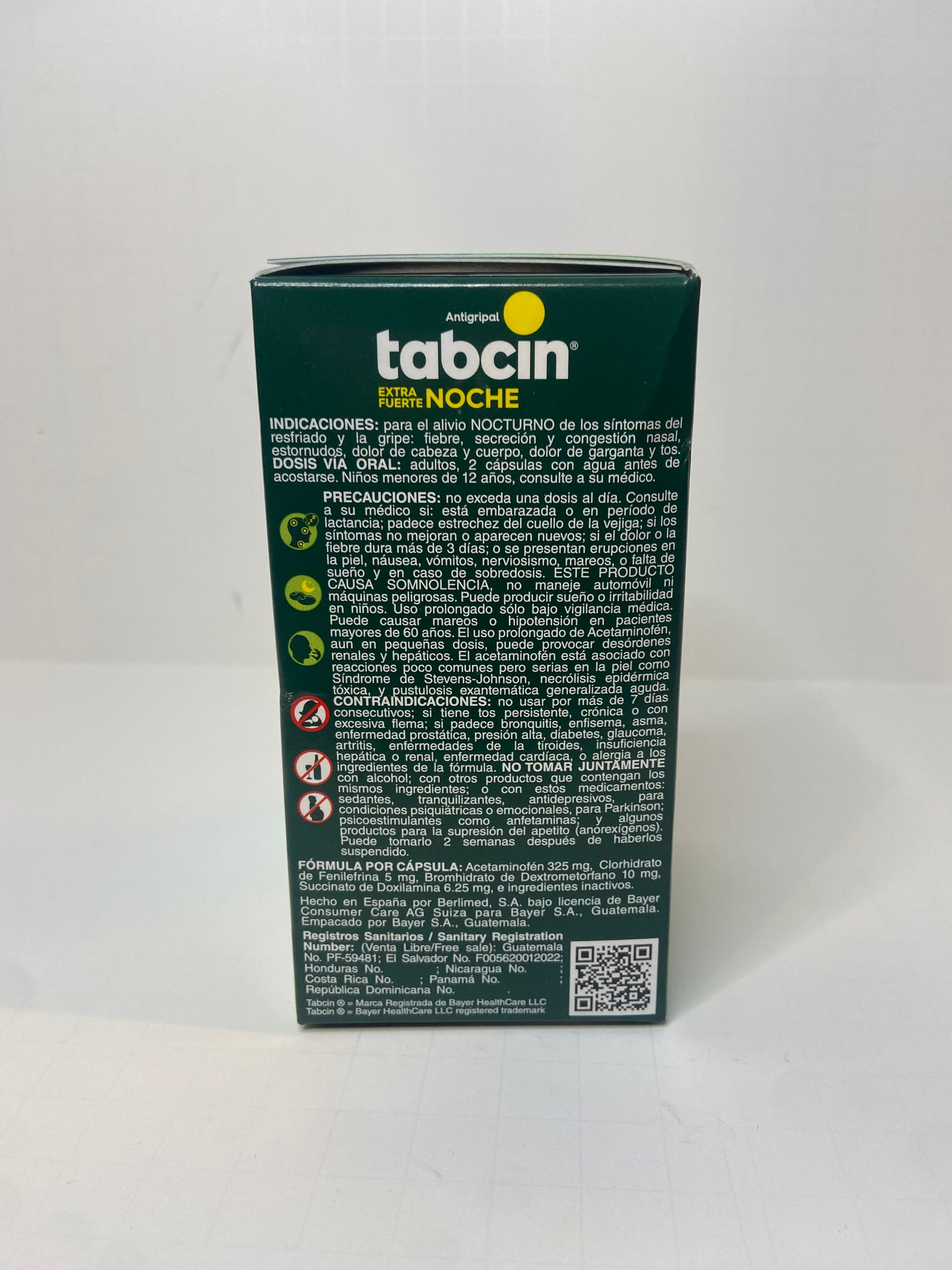 Tabcin Nighttime - 60 Gelcaps – Latin Beauty Product LLC