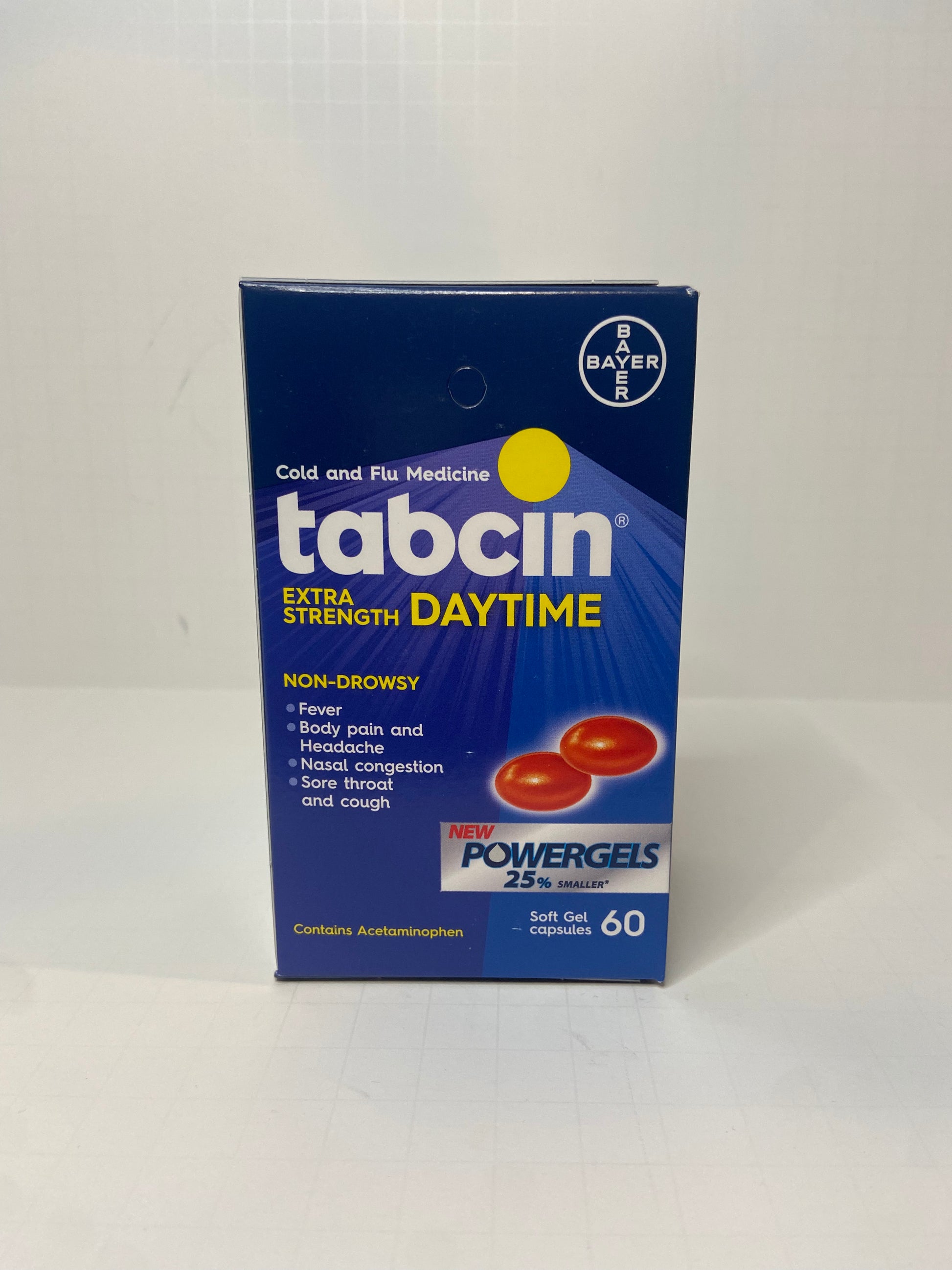 Tabcin Daytime 60 Gel Caps Latin Beauty Product Llc
