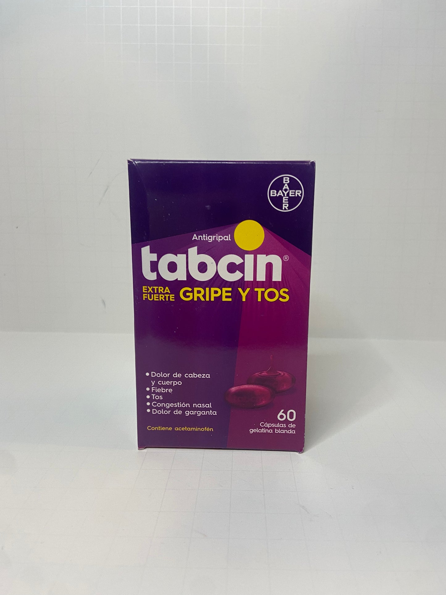 Tabcin Cough and Cold - 60 Gelcaps – Latin Beauty Product LLC