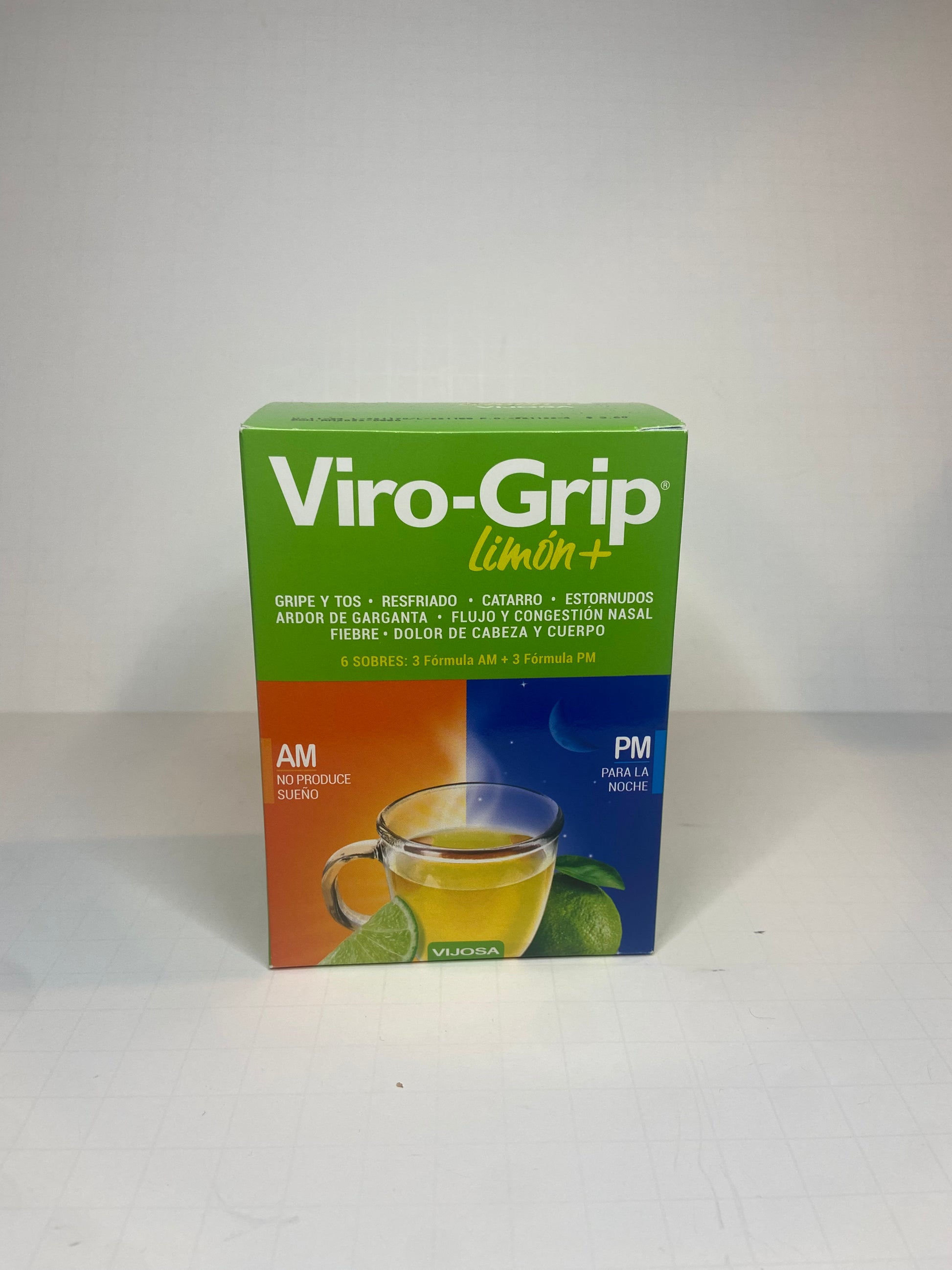 Viro Grip AM/PM Tea - 6 Pouches – Latin Beauty Product LLC