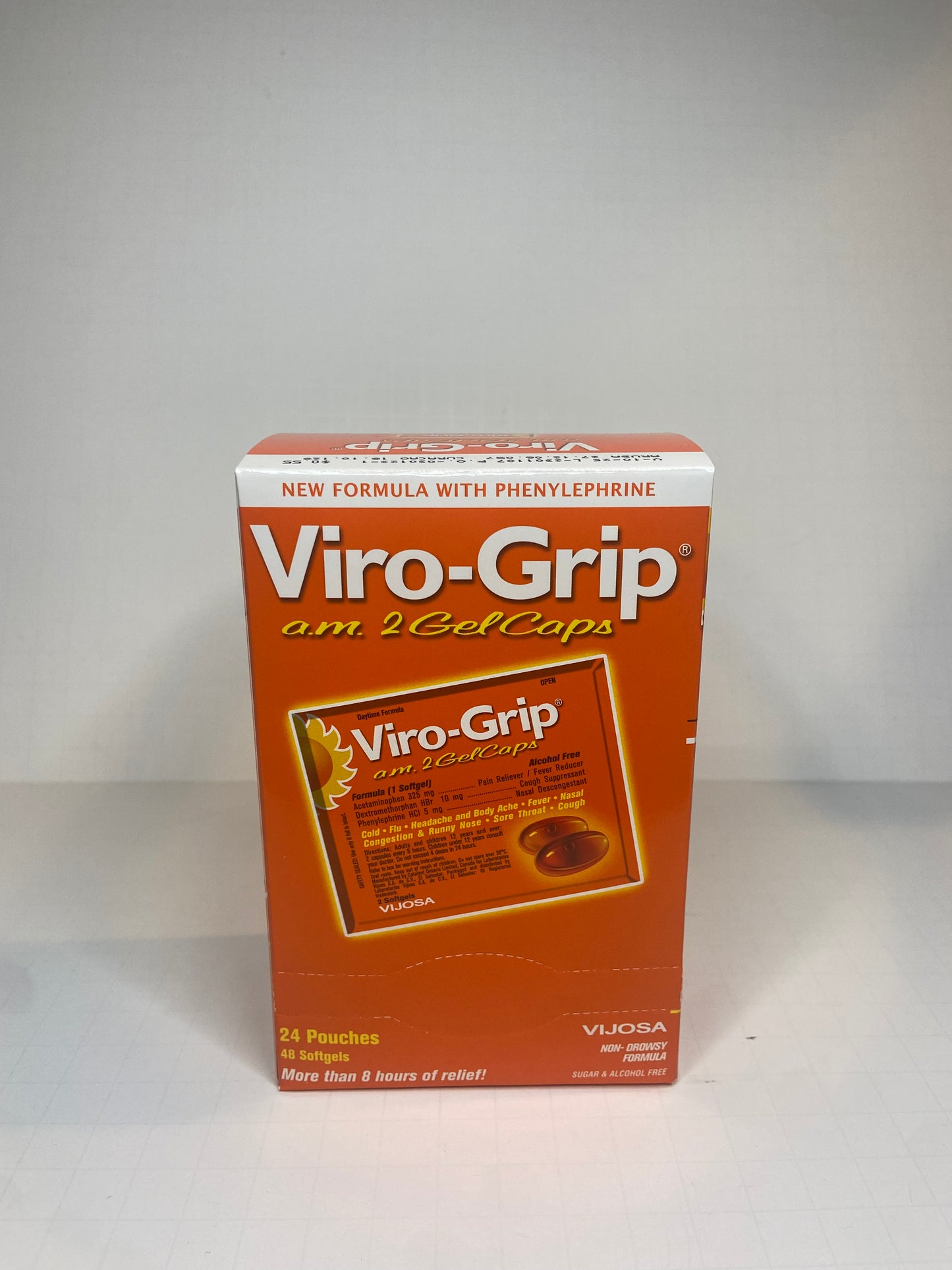 Viro Grip AM - 48 Gelcaps – Latin Beauty Product LLC