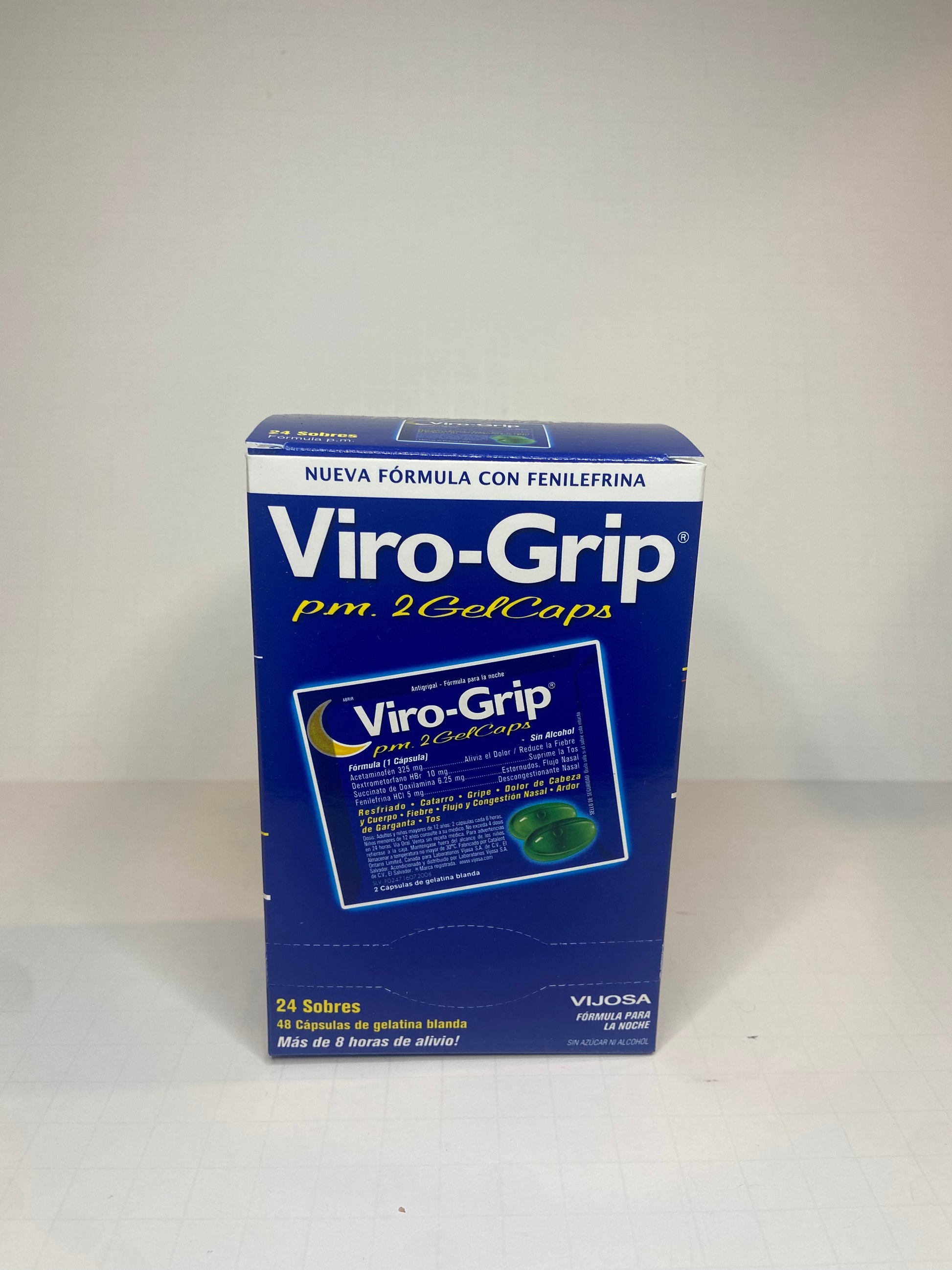 Viro Grip Pm 48 Gelcaps Latin Beauty Product Llc