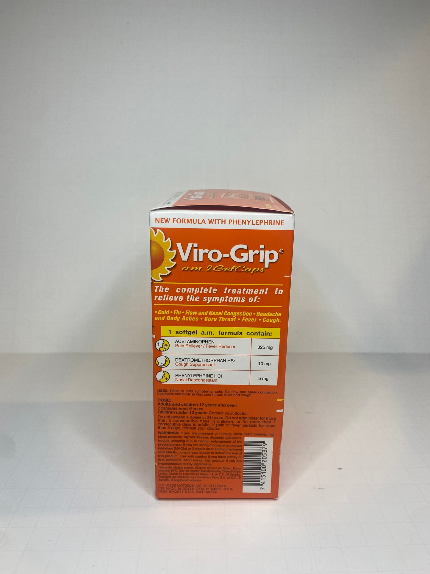 Viro Grip AM - 48 Gelcaps – Latin Beauty Product LLC